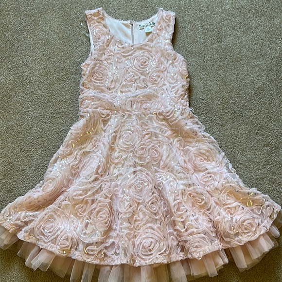 Knitworks | Dresses | Girls Knit Works Light Pink Dress | Poshmark